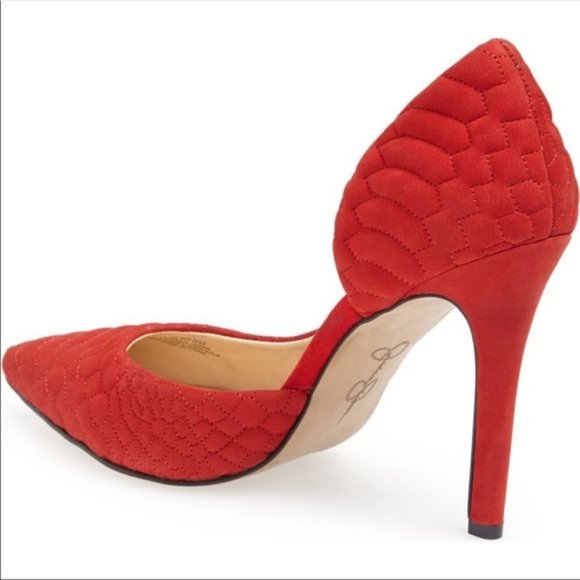 Jessica Simpson | Shoes | Jessica Simpson Caldas Quilted Red Leather ...